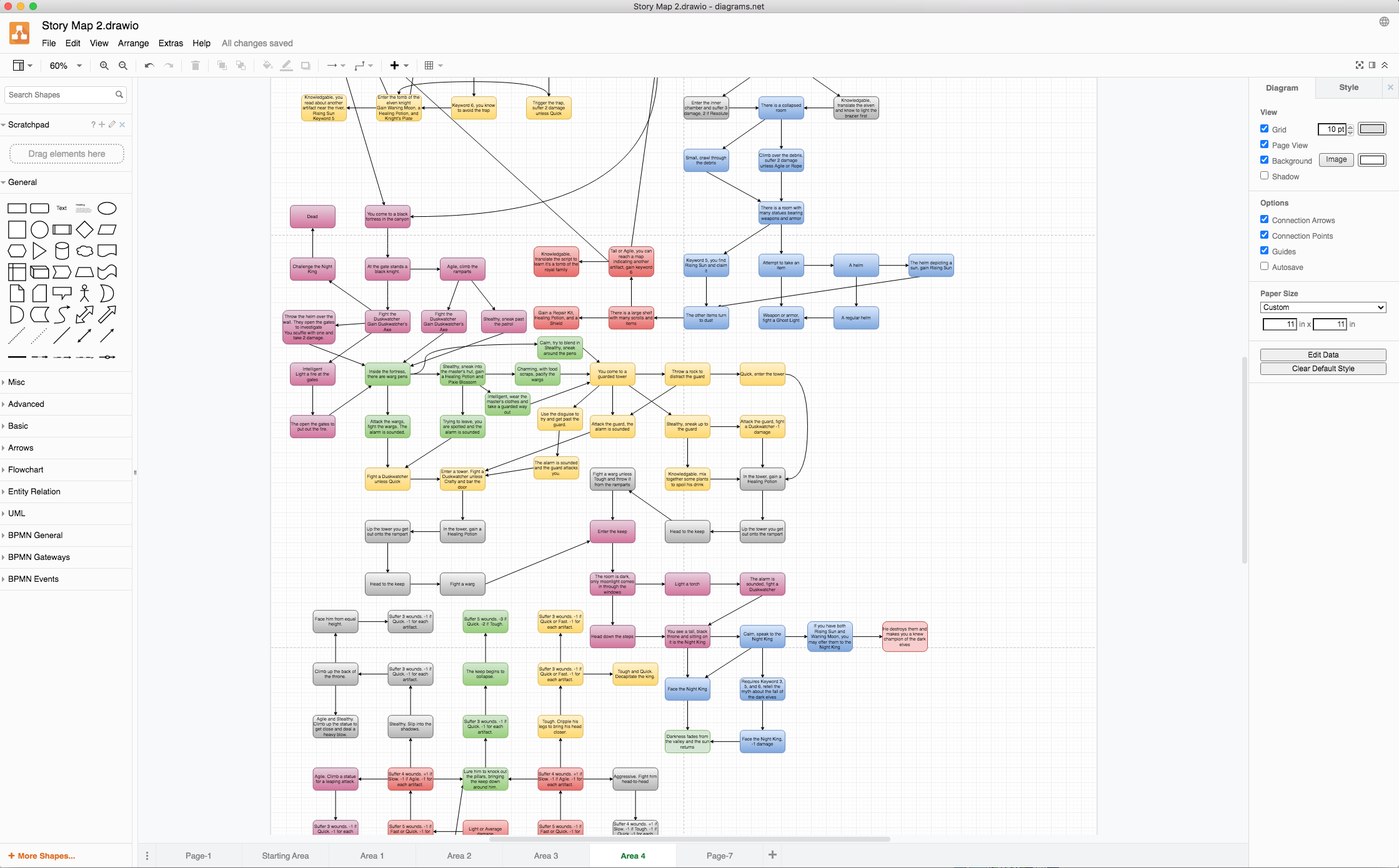 Writer’s Tool: Draw.io – Thomas P. King, author and game designer