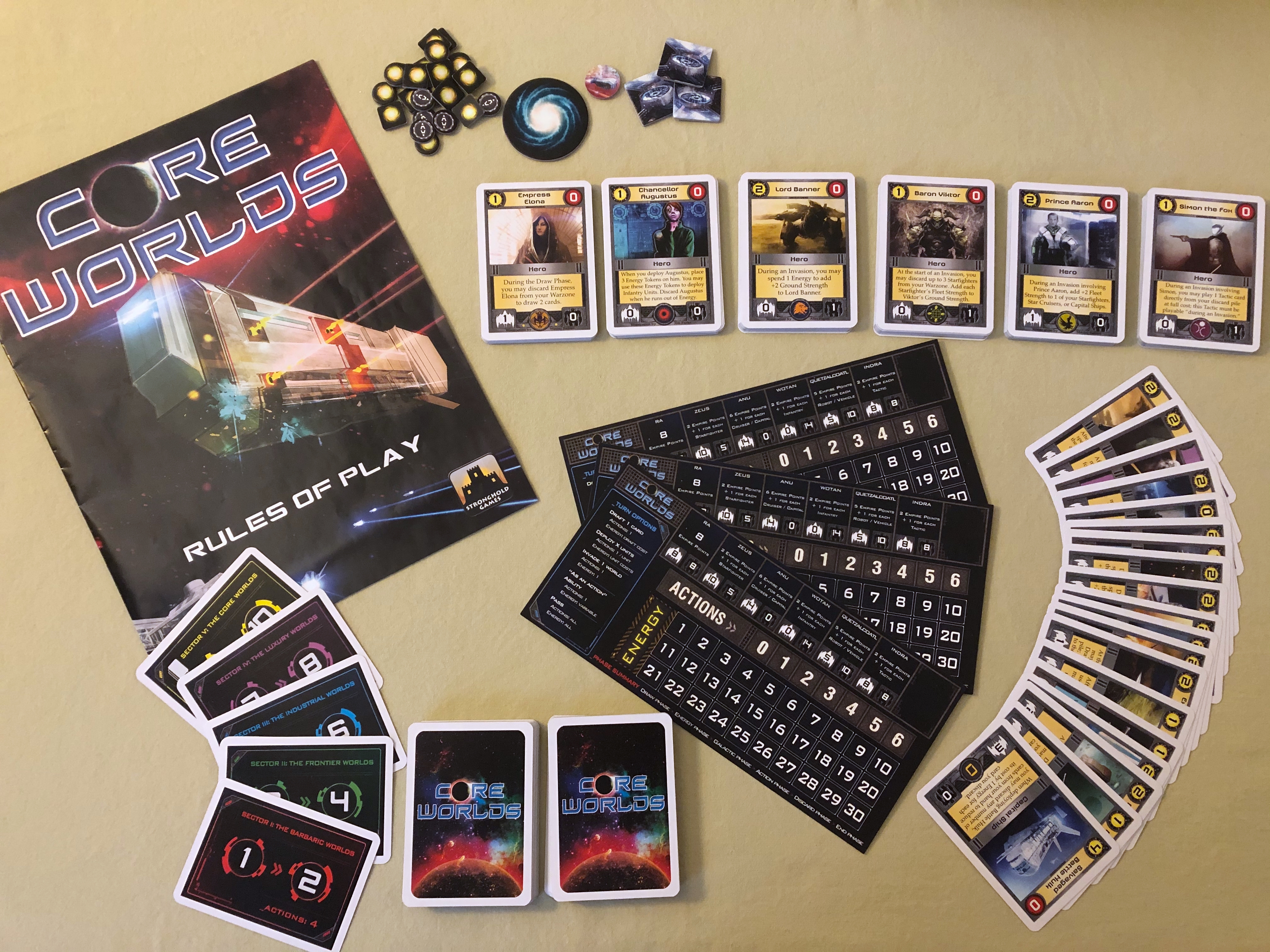 Board Game Review: Core Worlds – Thomas P. King, author and game designer