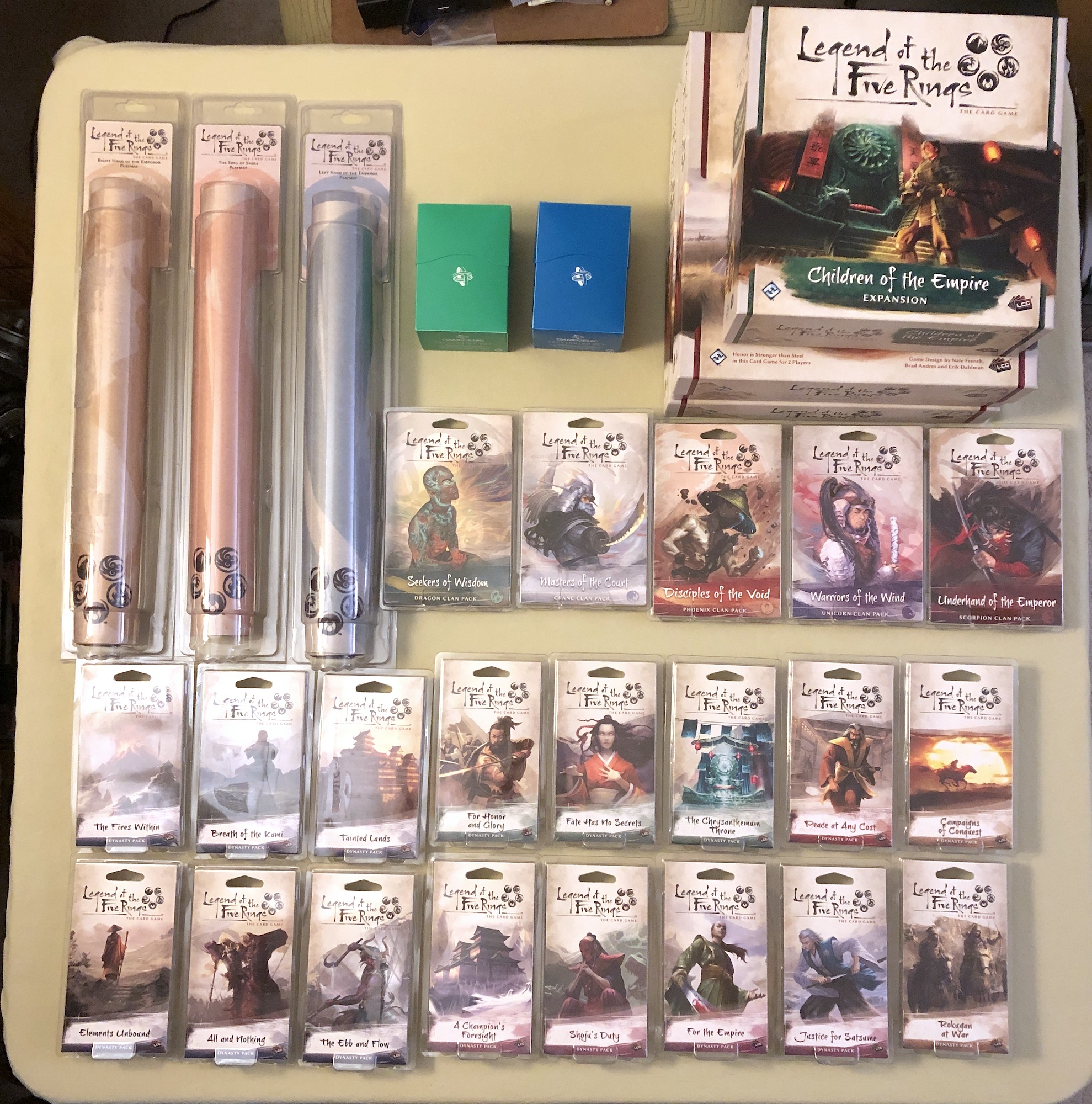 Legend of the Five Rings solo & Collection Update – Thomas P. King ...